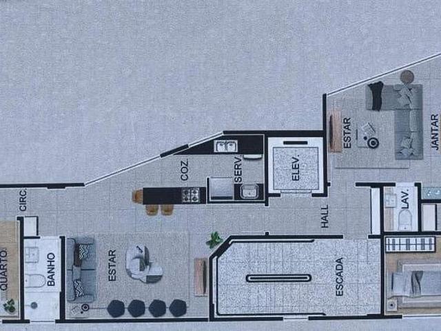 Apartamento com 2 quartos à venda em Belo Horizonte, no bairro São Pedro