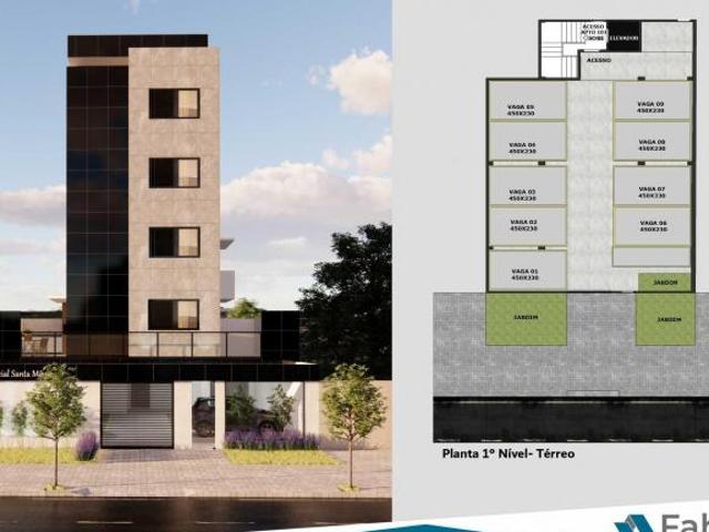 Apartamento com 2 quartos à venda em Belo Horizonte, no bairro Santa Mônica