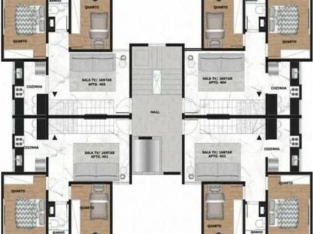 Apartamento com 2 quartos à venda em Belo Horizonte, no bairro Santa Amélia