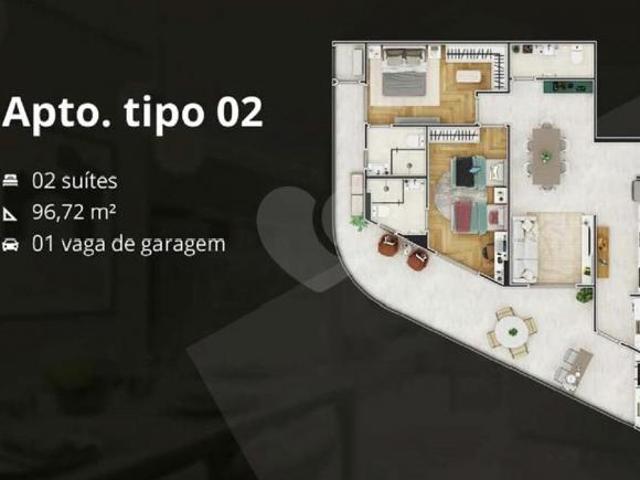 Apartamento com 2 quartos à venda em Solemar SP