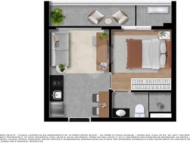 Apartamento com 2 quartos à venda em Santa cecília SP