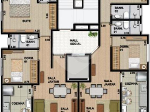 Apartamento com 2 quartos à venda em Tremembé SP