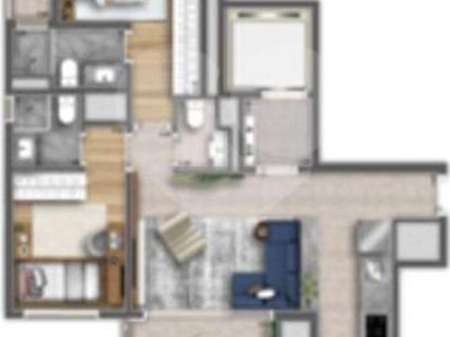 Apartamento com 2 quartos à venda em Vila clementino SP