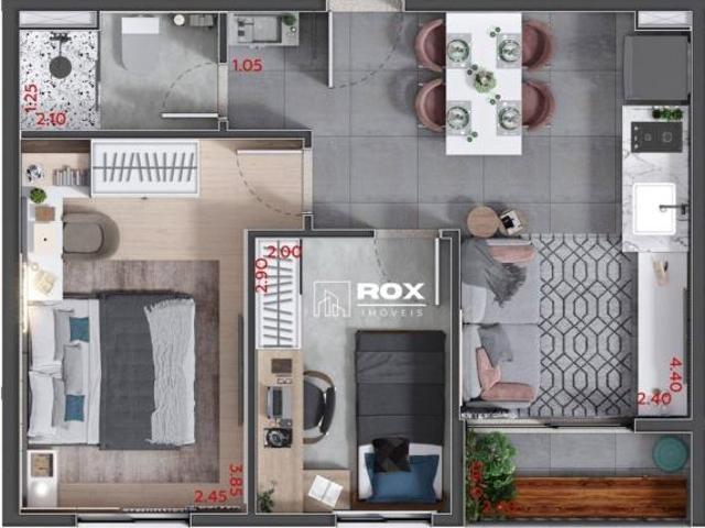 Apartamento com 2 quartos à venda por R$ 638.000 Água Verde, Curitiba/PR