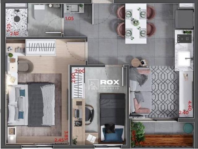 Apartamento com 2 quartos à venda por R$ 638.000 Água Verde, Curitiba/PR
