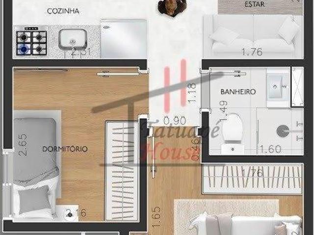 Apartamento com 2 quartos ao lado do metro penha