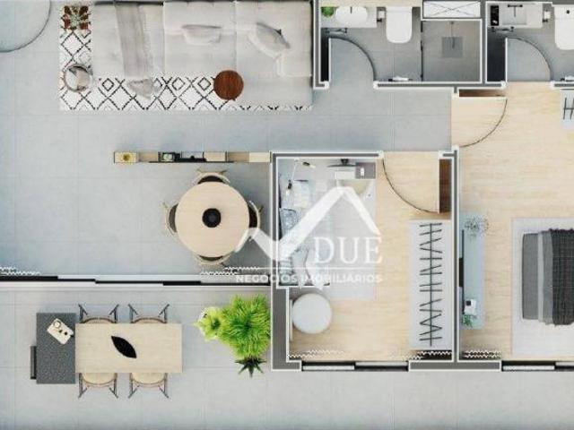 Apartamento com 2 quartos c/ lazer à venda, 75 m² por R$ 807.000 Ponta da Praia Santos/SP