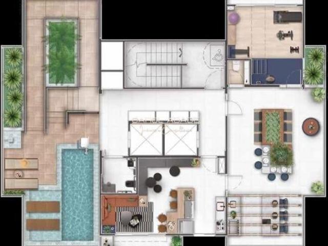 Apartamento com 2 Quartos e 1 banheiro à Venda, 37 m² por R$ 485.824