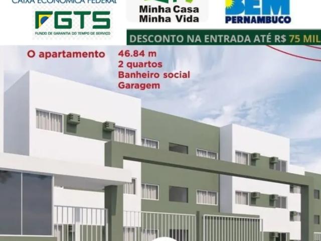 Apartamento com 2 Quartos e 1 banheiro à Venda, 46 m² por R$ 210.000