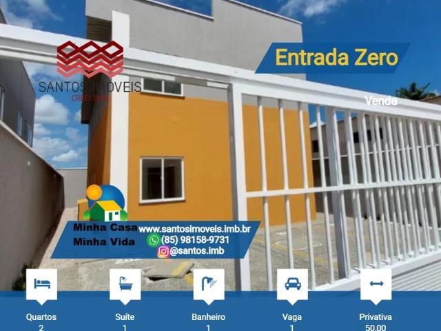 Apartamento com 2 Quartos e 1 banheiro à Venda, 50 m² por R$ 139.000