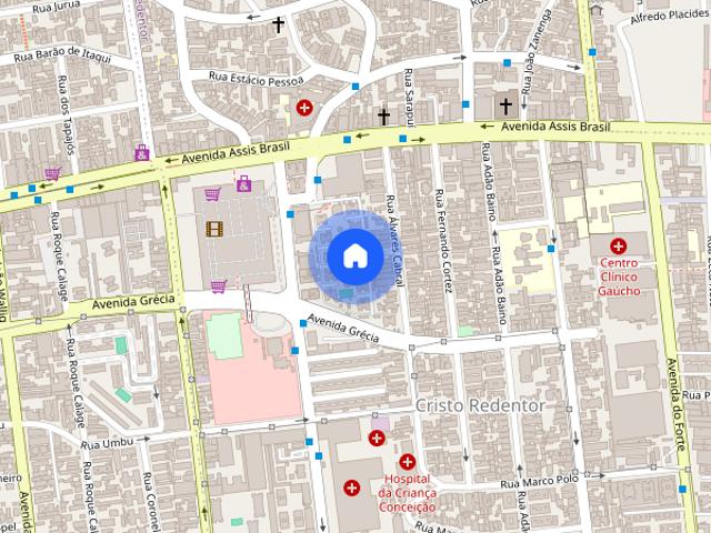 Apartamento com 2 quartos e 77m² para alugar em Cristo Redentor, Porto Alegre