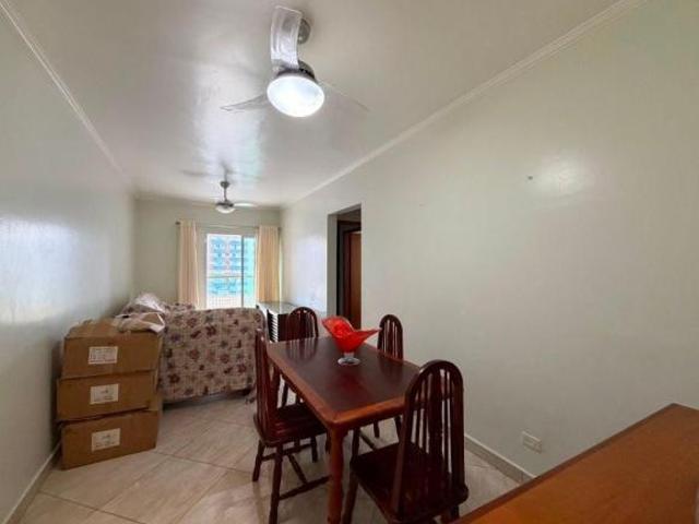 Apartamento com 2 quartos e churrasqueira a carvao na Tupi em Praia Grande com varanda com vista mar