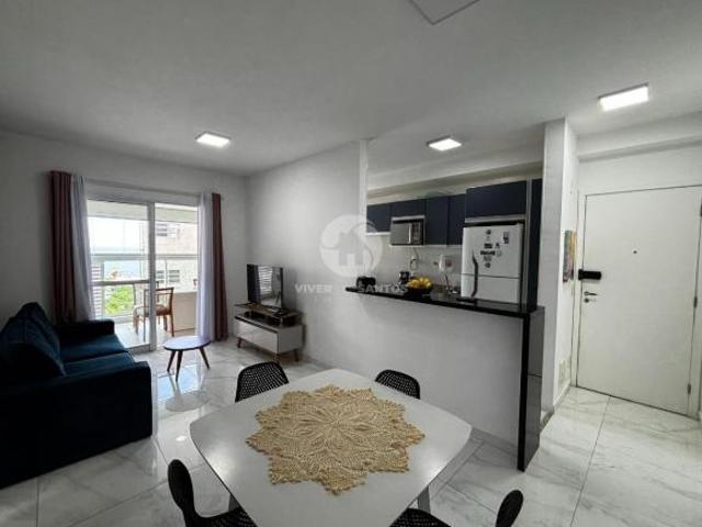 Apartamento com 2 quartos e vista mar em Santos/SP