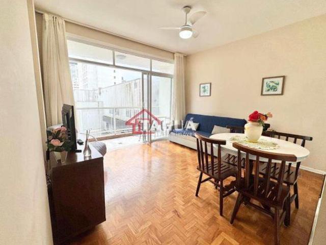 Apartamento com 2 quartos, Gonzaga, Santos R$ 599 mil, Cod: 906