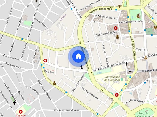 Apartamento com 2 Quartos para alugar, 75m² Centro