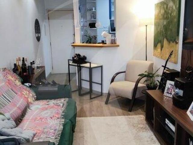 Apartamento com 2 Quartos, sendo 1 suíte, sacada, lareira, mobiliado no Parque Mandaqui