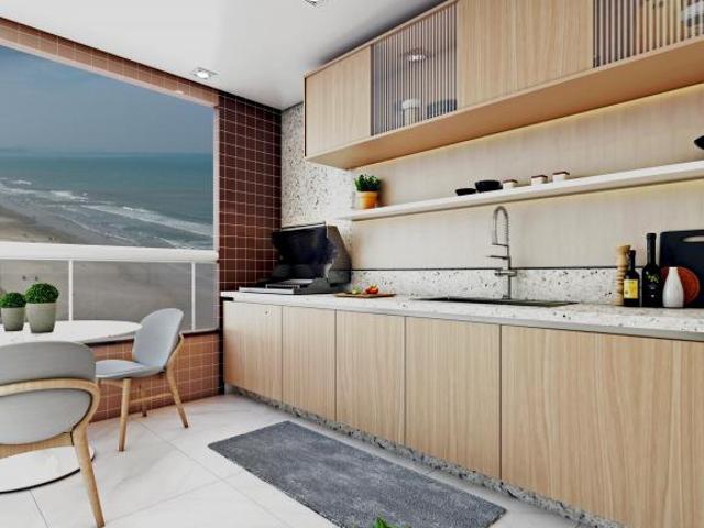 Apartamento com 2 quartos, Vila Balneária, Praia Grande R$ 601 mil