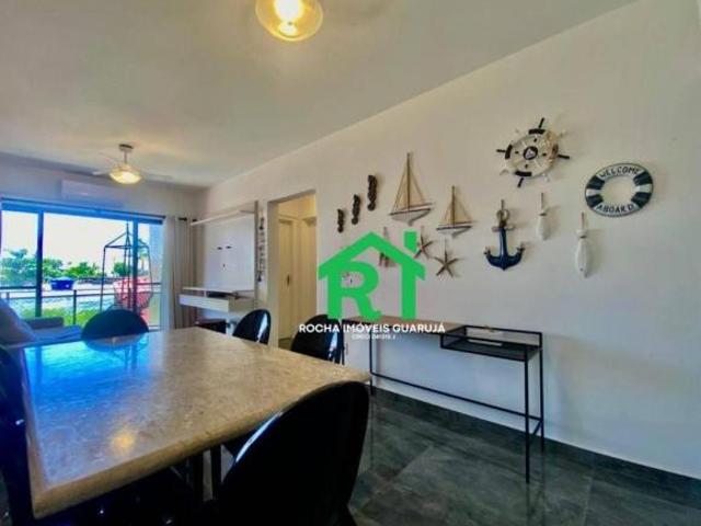 Apartamento com 2 Quartos + 1 Dependência de empregada, Sacada, 1 Vaga à venda em Enseada, Guarujá