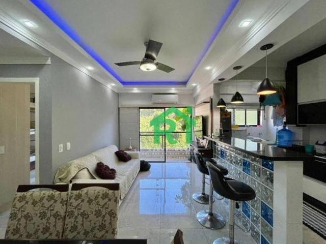 Apartamento com 2 quartos 1 suíte, 2 vagas e lazer à venda em Pitangueiras, Guarujá