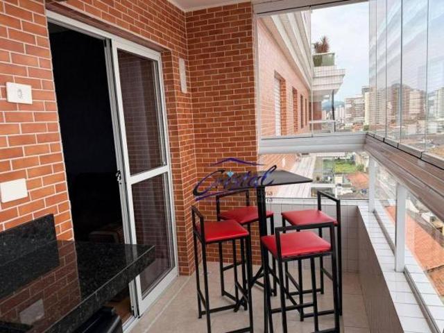 Apartamento com 2 quartos 1 suíte à venda, 55 m² Vila Guilhermina Praia Grande/SP