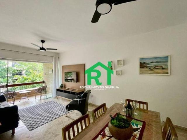 Apartamento com 2 quartos 1 suíte, sacada e 2 vagas à venda em Enseada, Guarujá