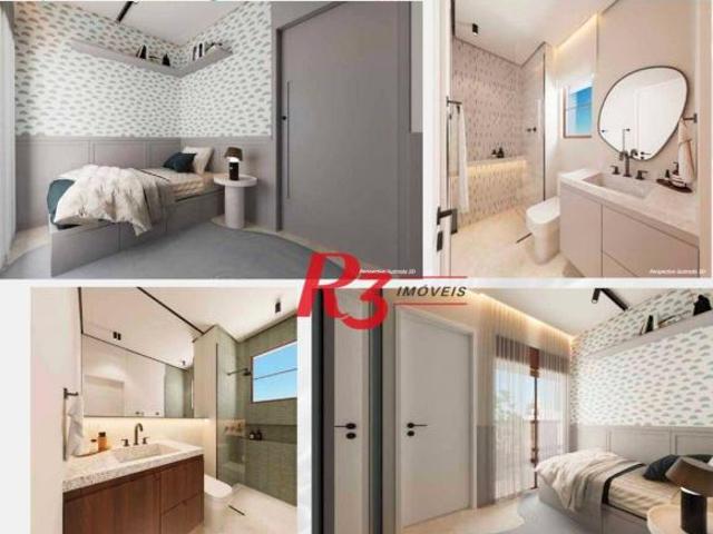 Apartamento com 2 suítes à venda, 73 m² por R$ 1.360.000 Boqueirão Santos/SP