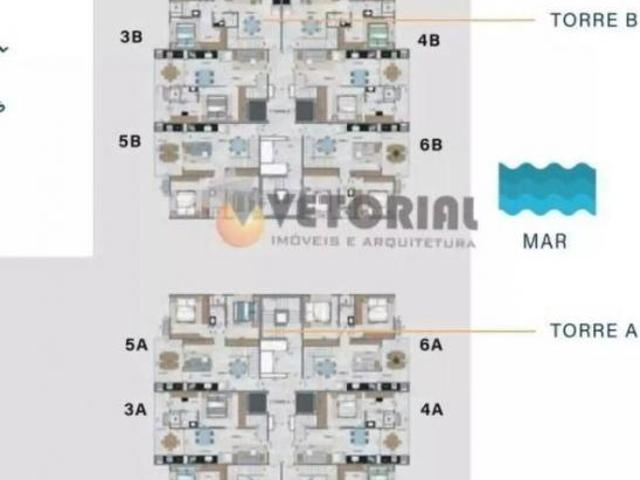 Apartamento com 2 suítes à venda, 75 m² por R$ 500.000 Martim de Sá Caraguatatuba/SP
