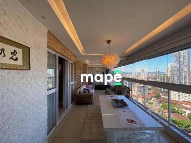 Apartamento com 2 suítes à venda, 143 m² por R$ 2.150.000 Gonzaga Santos/SP