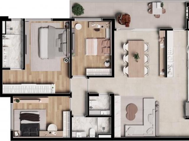 Apartamento pronto para morar com 2 suítes e 2 vagas