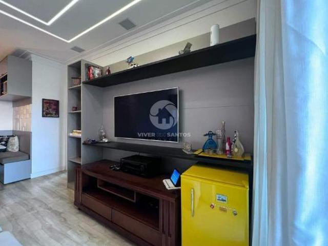 Apartamento com 2 suítes e varanda gourmet na Ponta da Praia