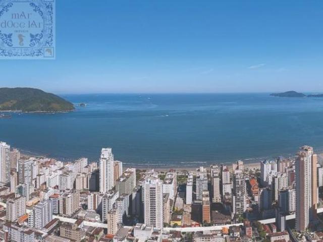 Apartamento com 2 suítes Varanda Gourmet Lazer completo na Praia do Embaré em Santos / SP