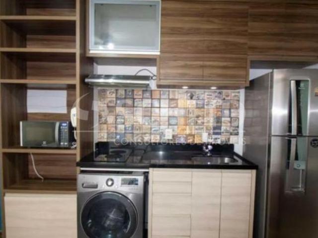 Apartamento com 33 m², 01 vaga, mobiliado perto de metrô