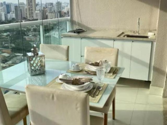 Apartamento com 33 m², 1 Dormitório, Sala integrada com a cozinha, Varanda,1 Vaga