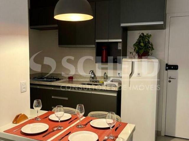 Apartamento com 35m2 com 2 dormitórios perto do metrô todo mobiliado