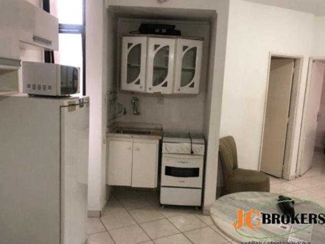 Apartamento com 41 m², 1 Dormitório, Sala, Varanda, 1 Vaga