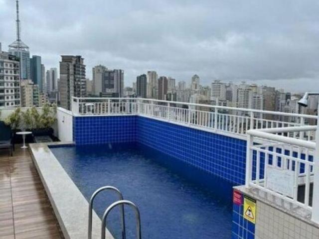 Apartamento com 41m², sala, varanda, 2 dormitórios, 1 vaga