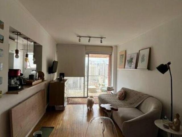 Apartamento com 42 m², 1 Dormitório, Living para 2 ambientes, Varanda, 1 Vaga