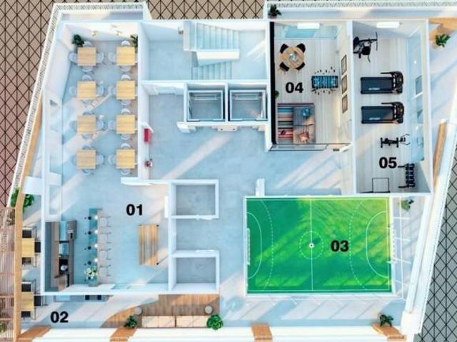 APARTAMENTO COM 47,43 m² GUILHERMINA PRAIA GRANDE SP