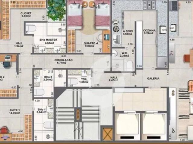Apartamento com 4 dormitórios à venda, 159 m² por R$ 2.500.000,00 Icaraí Niterói/RJ