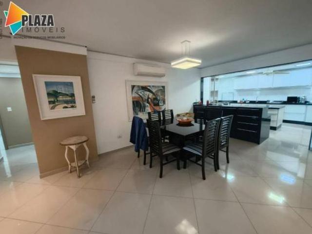 Apartamento com 4 dormitórios à venda e vista pro mar do todos as suítes, 200 m²