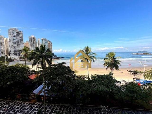 Apartamento com 4 dormitórios à venda por R$ 1.700.000 Praia das Pitangueiras Frente Mar Guarujá