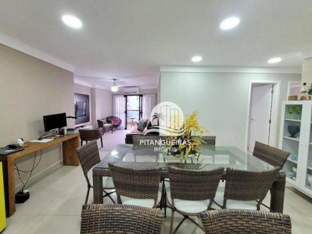 Apartamento com 4 dormitórios à venda, 140 m² Pitangueiras Guarujá/SP