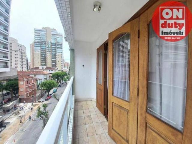 Apartamento com 4 dormitórios à venda, 153,00 m² Gonzaga Santos/SP