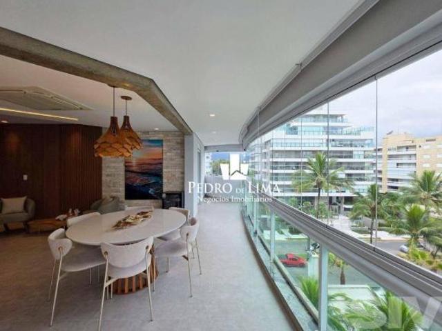 Apartamento com 4 dormitórios à venda, 153 m² por R$ 6.200.000,00 Riviera Módulo 7 Bertioga/SP