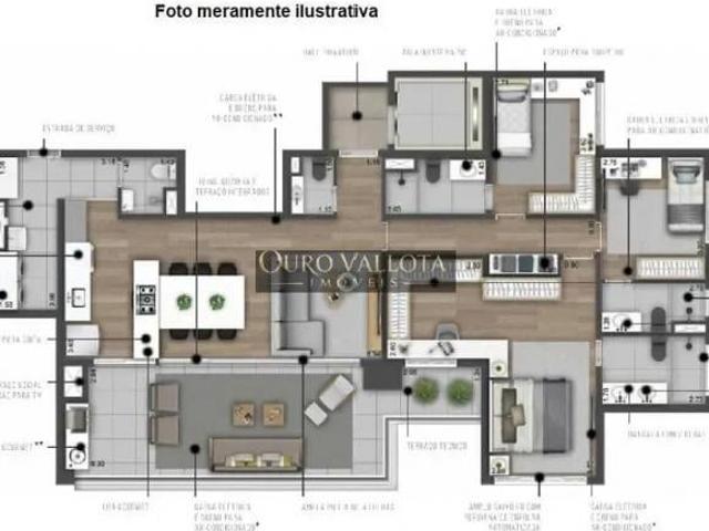 Apartamento com 4 dormitórios à venda, 155 m² por R$ 2.386.000 Vila Mariana São Paulo/SP