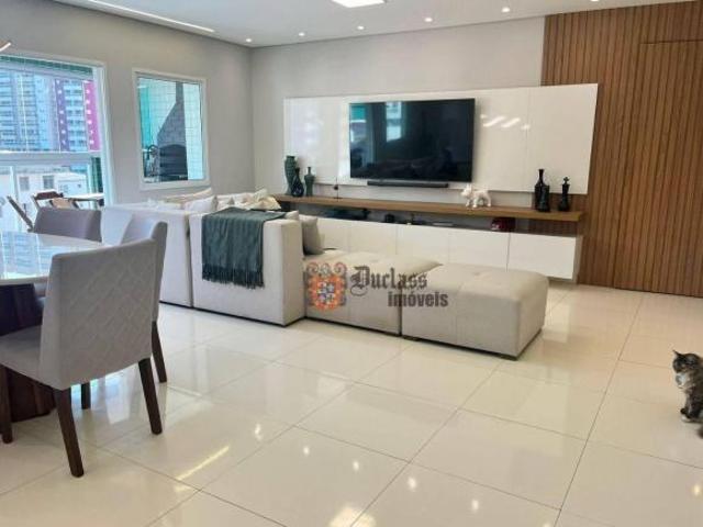 Apartamento com 4 dormitórios à venda, 156 m² por R$ 1.200.000 Canto do Forte Praia Grande/SP