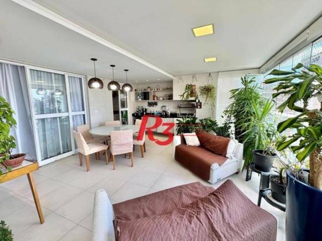 Apartamento com 4 dormitórios à venda, 167 m² por R$ 2.550.000,00 Boqueirão Santos/SP