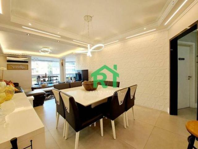 Apartamento com 4 dormitórios à venda, 167 m² por R$ 990.000,00 Enseada Guarujá/SP
