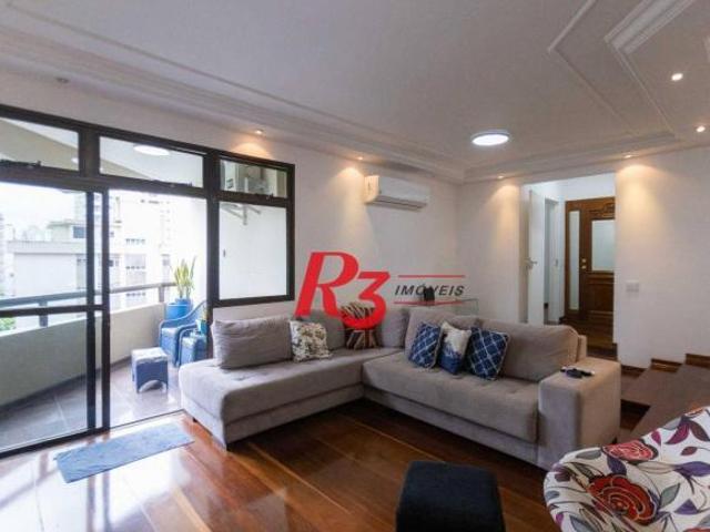 Apartamento à venda, 174 m² por R$ 1.600.000,00 Aparecida Santos/SP