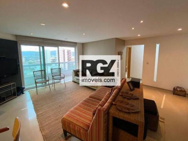 Apartamento com 4 dormitórios à venda, 178 m² por R$ 2.100.000,00 Ponta da Praia Santos/SP